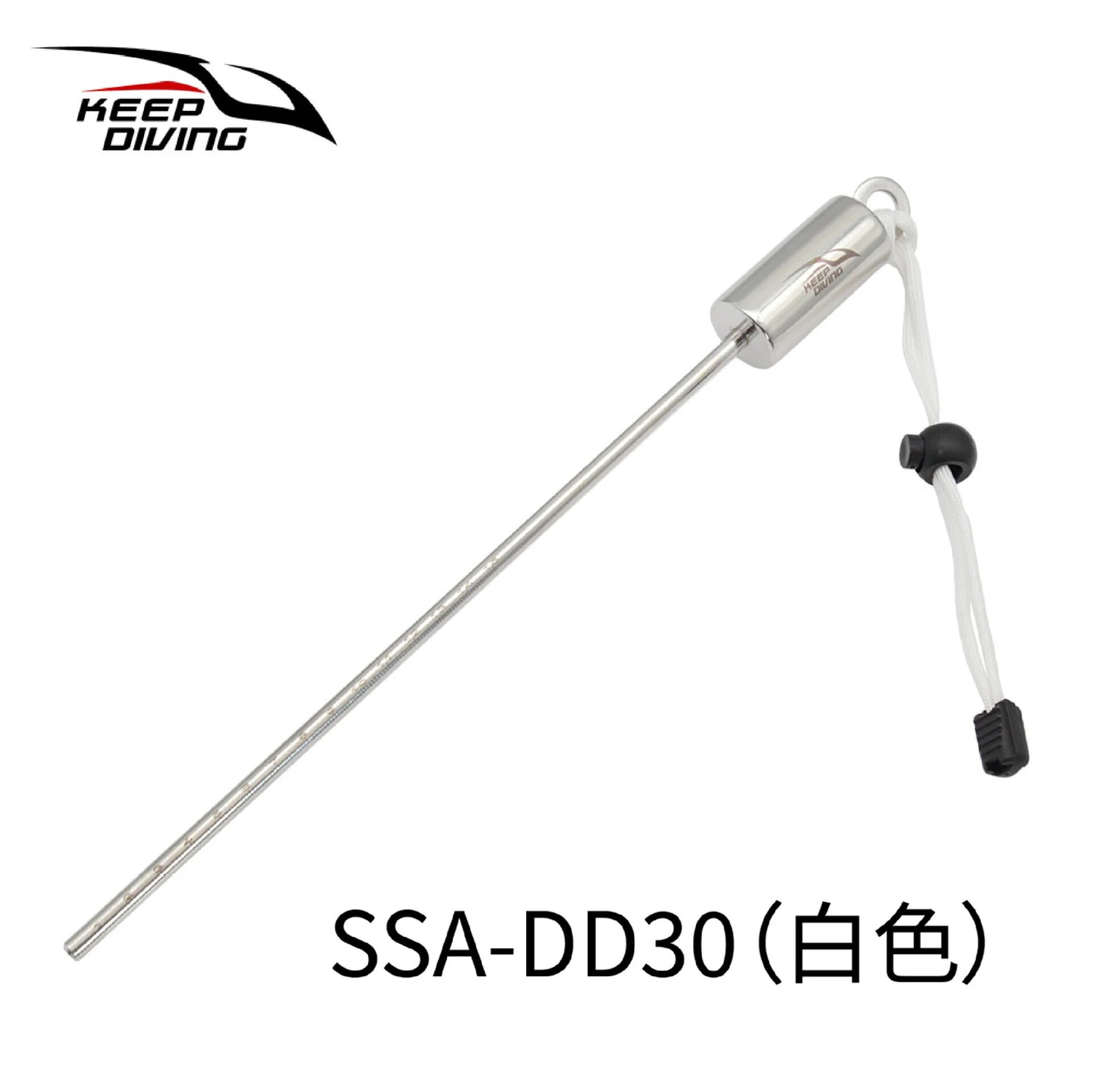 Новинка 2023 года, 1 шт, указатель для дайвинга, палка для дайвинга из нержавеющей стали с колокольчиком, самостоятельная удочка для дайвинга, ручная веревка для дайвинга в комплекте