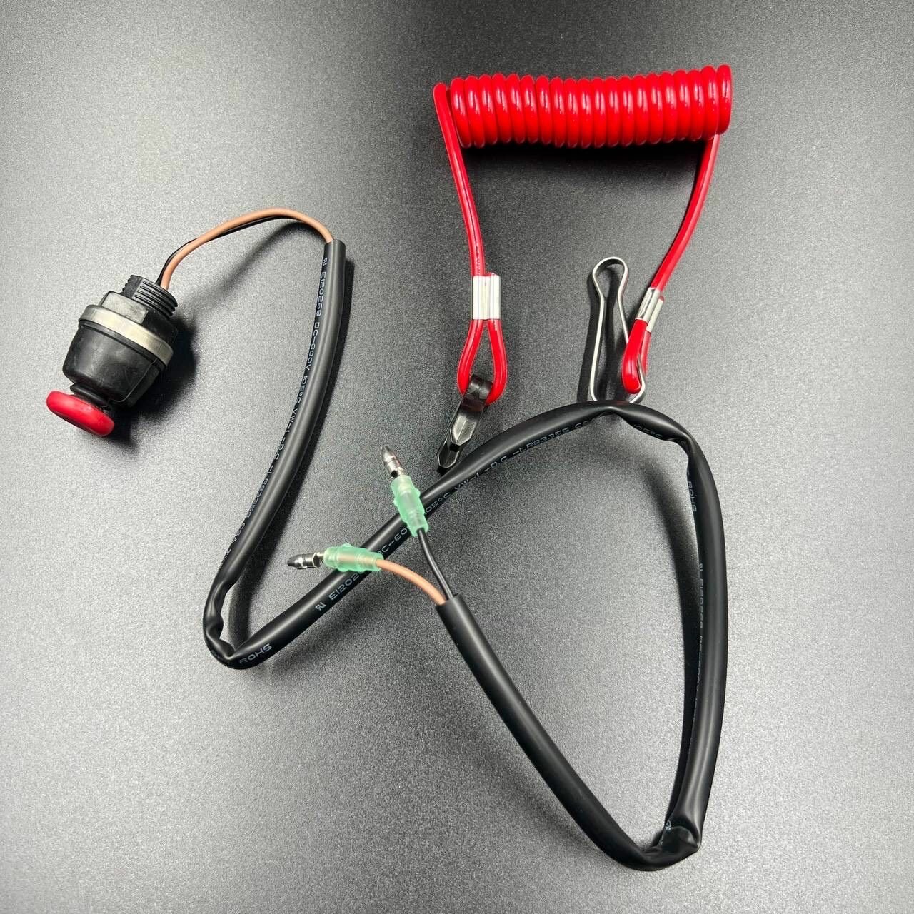 Кнопка аварийной остановки двигателя (3A3-06830-0) с чекой Tohatsu 8-40 (PWB)