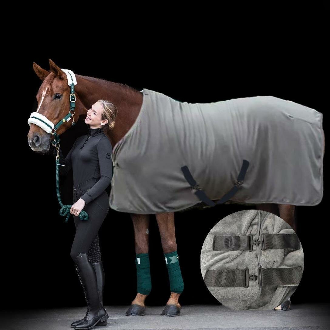 Зимняя теплая одежда для лошадей, принадлежности для верховой езды，