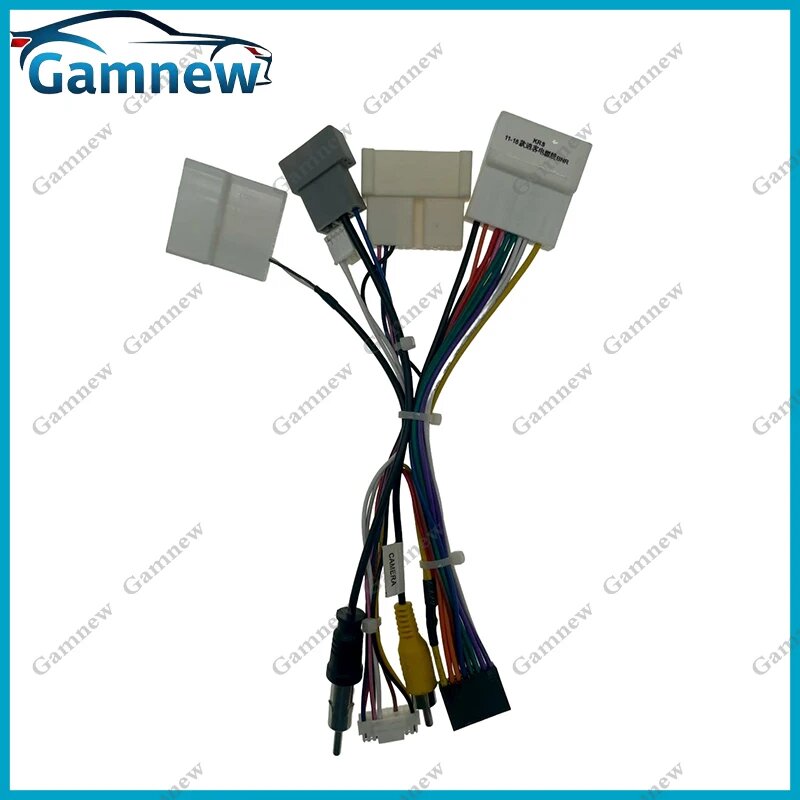 Автомобильный 16-контактный адаптер жгута проводов Canbus Box декодер радиокабеля питания для Nissan X-Trail Xtrail T32 Qashqai J10 J11 2011-2015 гг.