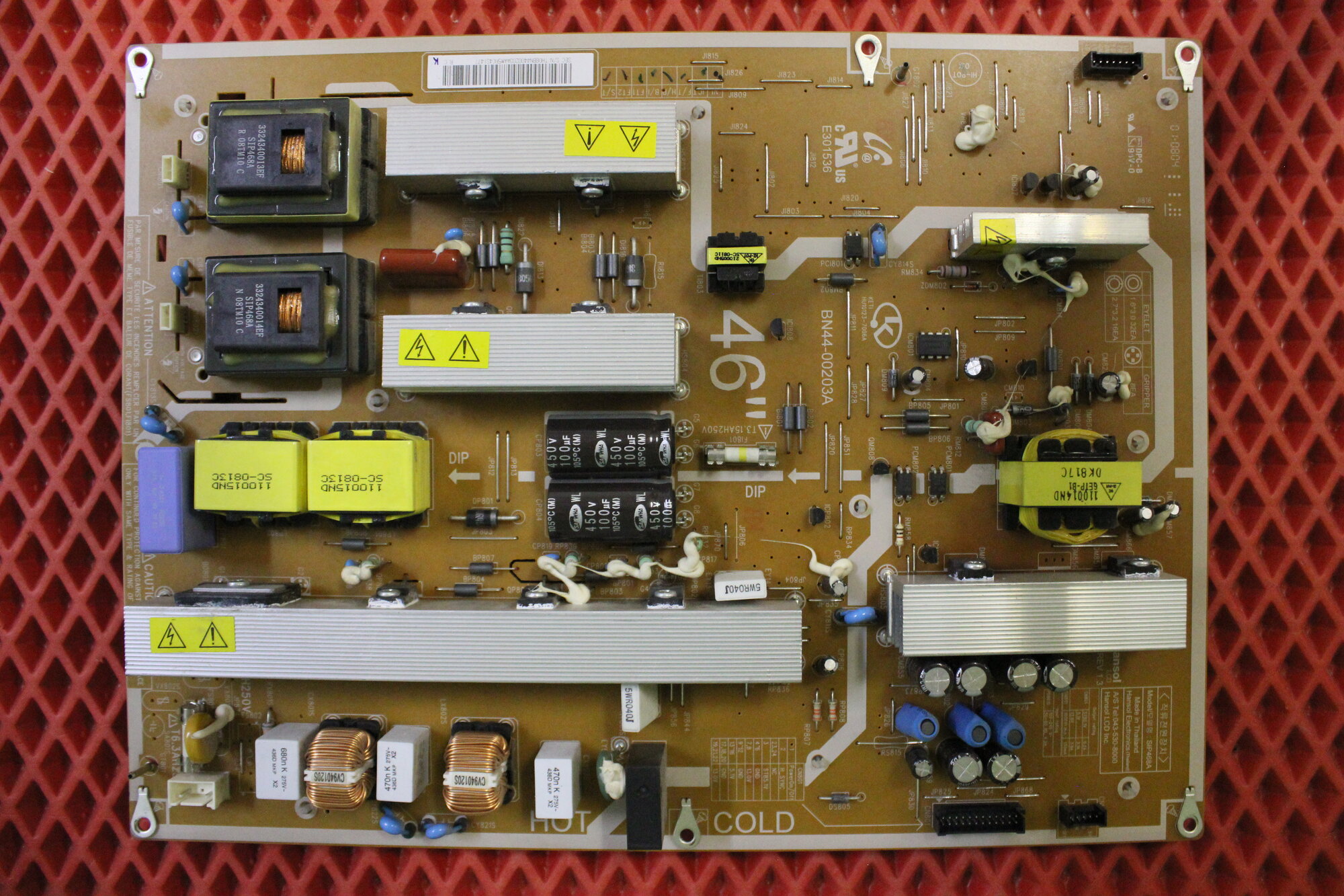 Блок питания (PSU) BN44-00203A для телевизора SAMSUNG LE46A556P1F в надёжной упаковке