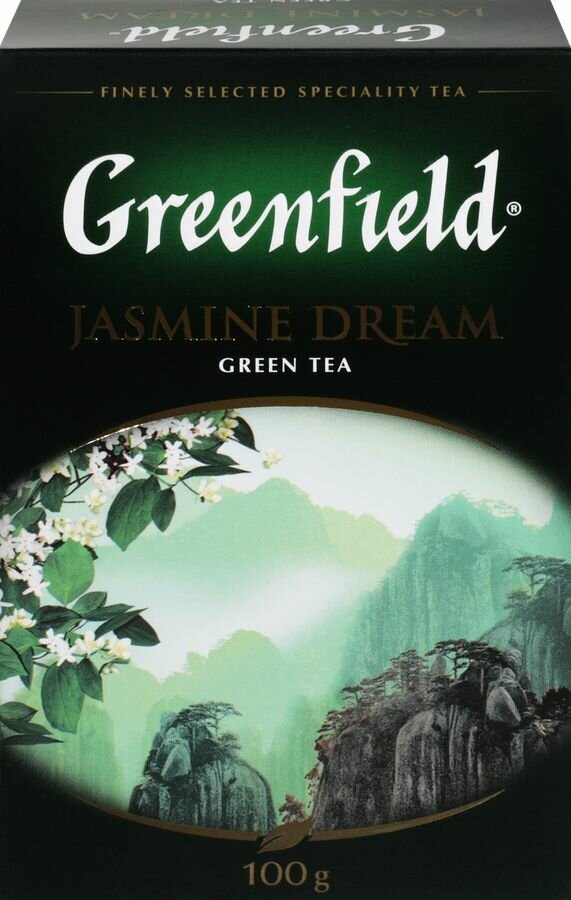 Чай зеленый GREENFIELD Jasmine Dream листовой, 100г x 3 упаковки