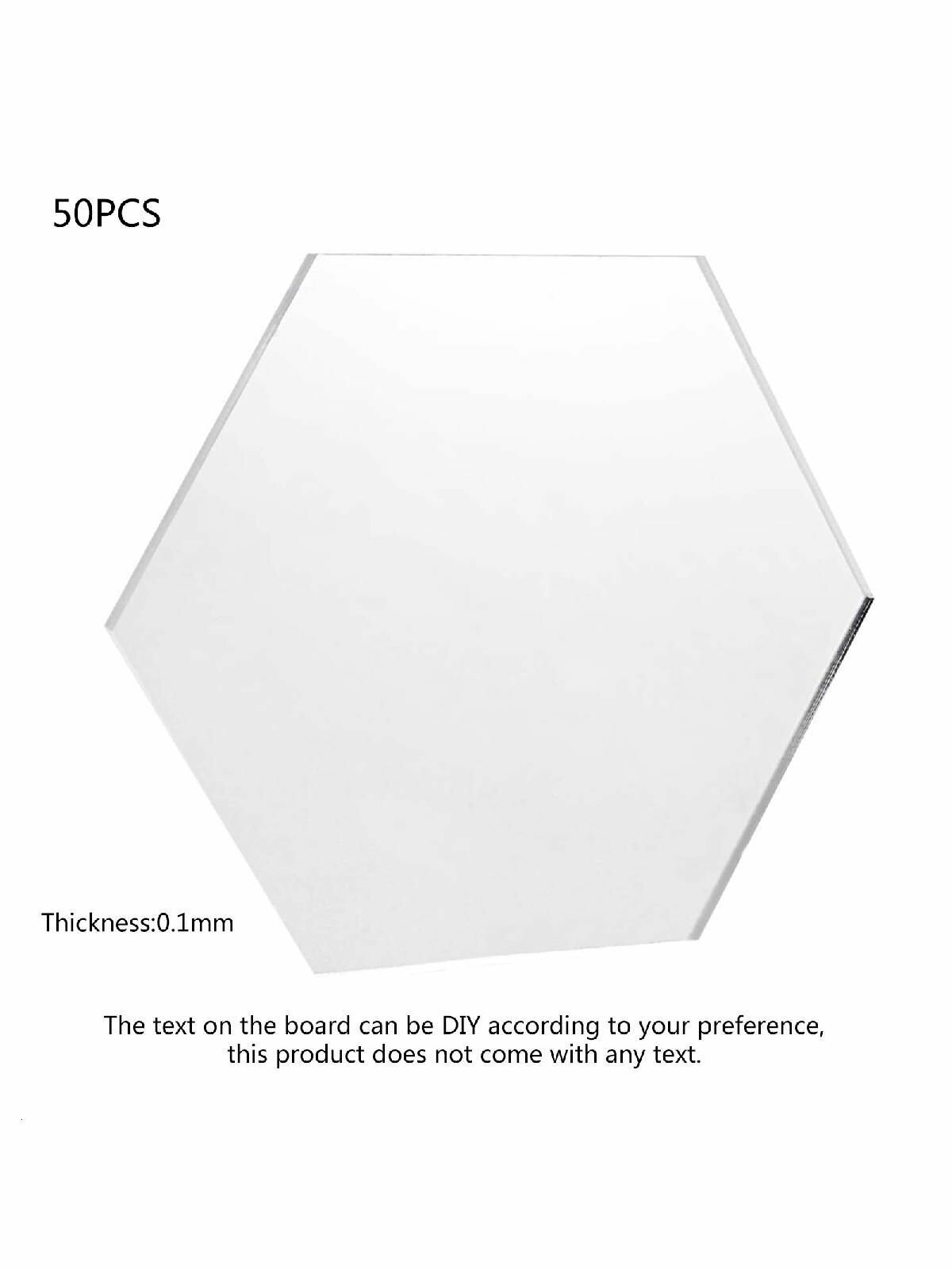 Гексагональные акриловые пластины, - 3