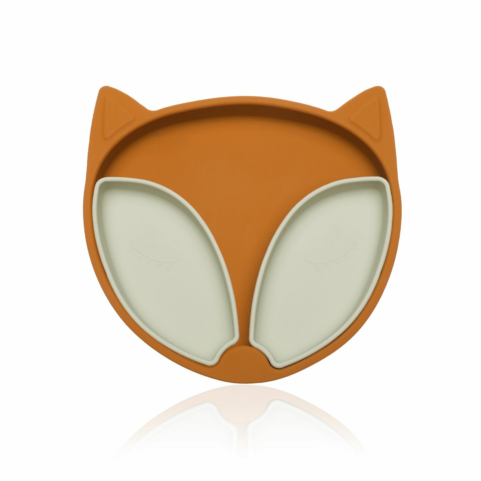 Детская обеденная тарелка animal fox сетчатая посуда