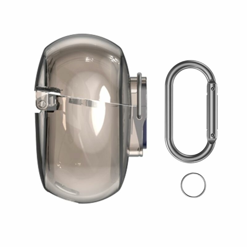 Подходит для наушников Bose Ultra Open с прозрачным серым защитным чехлом