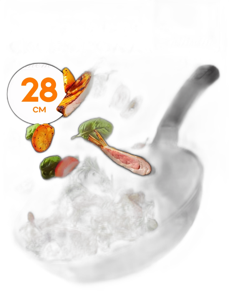 Сковорода антипригарная 28 см литая