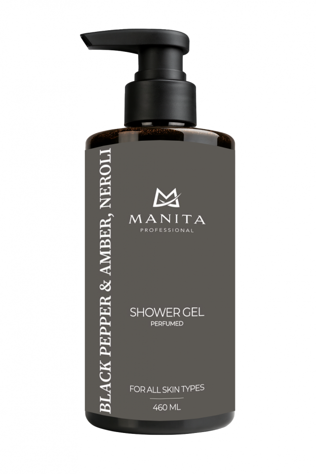 Manita Professional Гель для душа парфюмированный / Black Pepper, Amber, Neroli, 460 мл