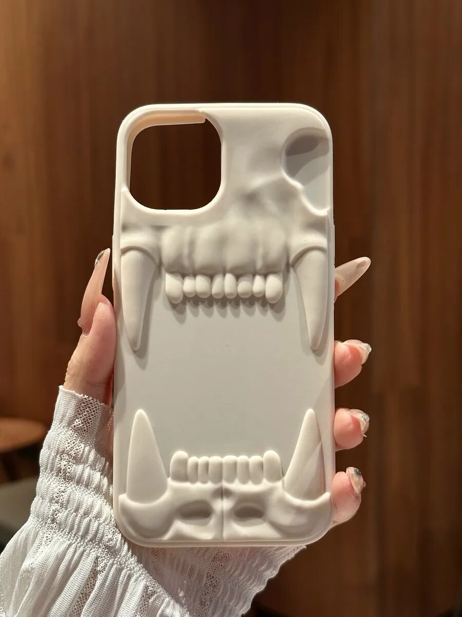 Чехол-накладка О'Кейси, для iPhone 12, 12 Pro, белый, с принтом