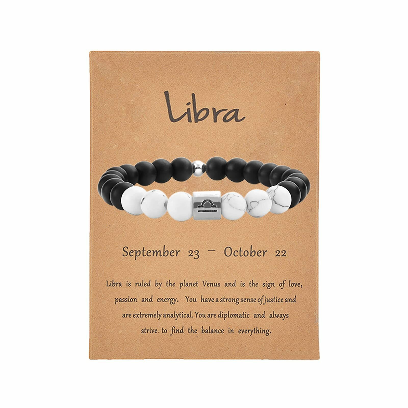 Браслет для гадания, YM Зодиак Мужской 2025 Знак зодиака Карта Подарок