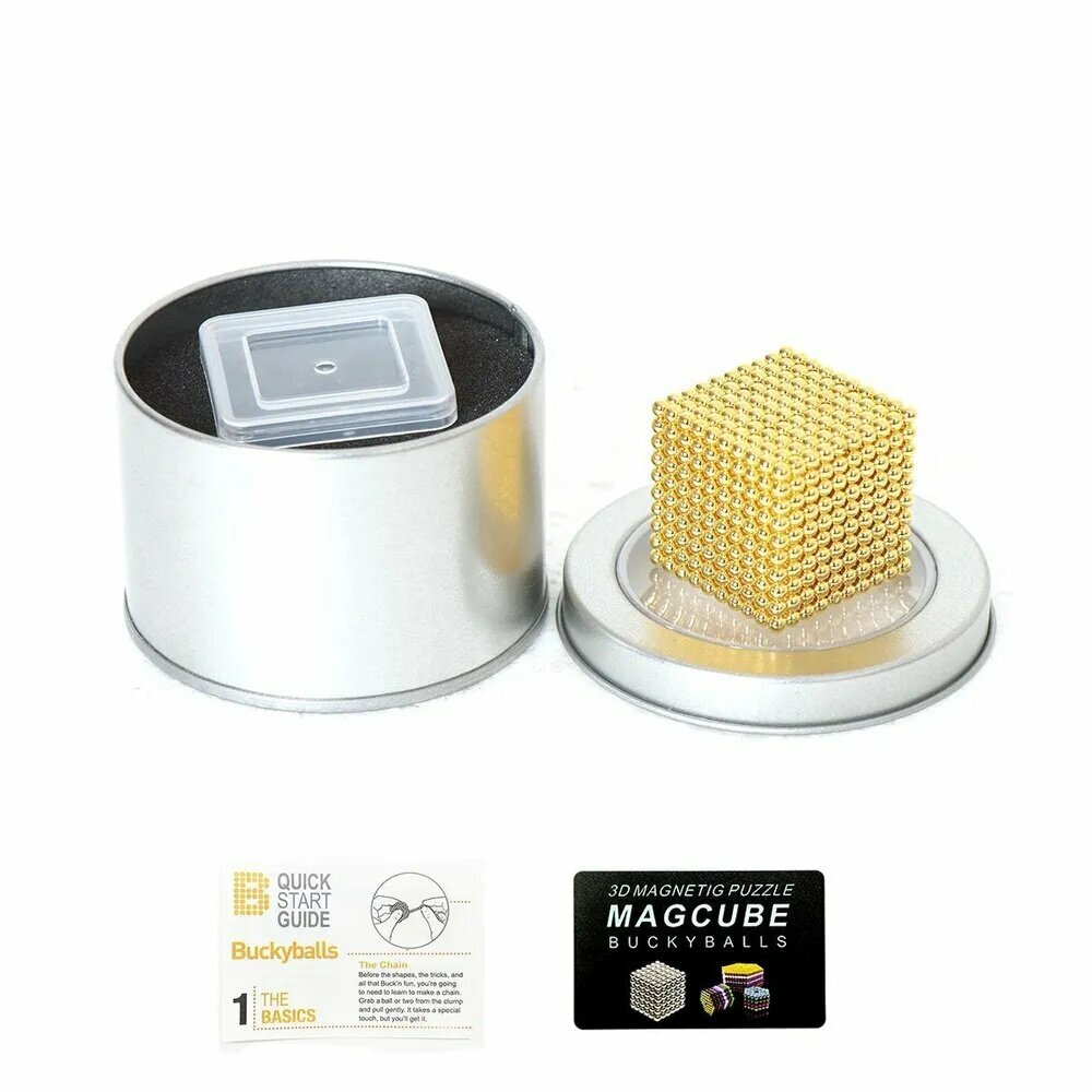 Антистресс игрушка/Неокуб Neocube куб из 1000 магнитных шариков 3 мм Мечлетучей мыши Мяч Бака