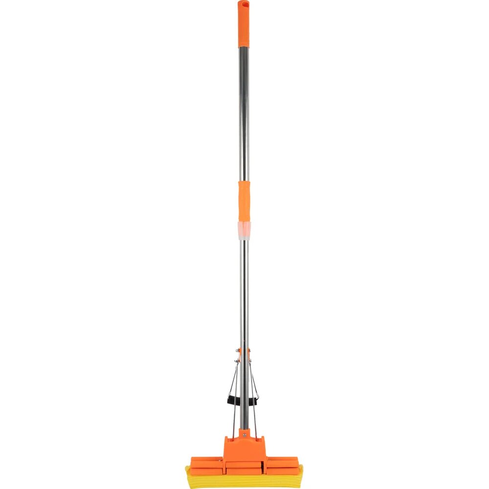Швабра самоотжимная NV 27 см, с телескопической рукояткой 70-125 см NV-SM2712, проведения влажной уборки