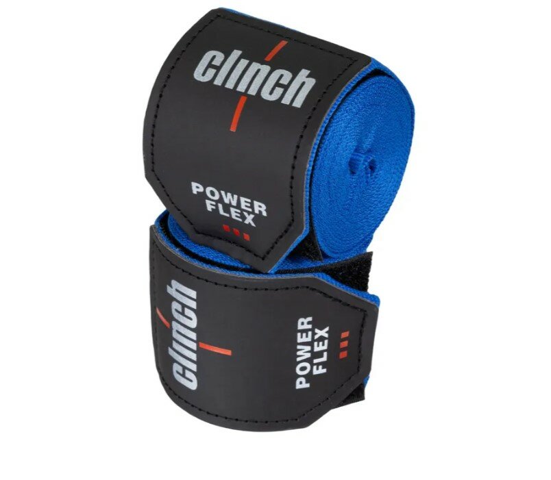 Бинты боксерские Clinch Boxing Hand Wrap Power Flex синие (длина 3.5 м) C239