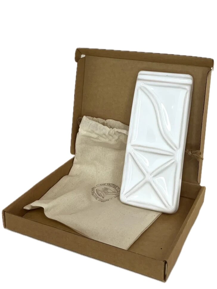 Палитра фарфоровая Геометрия 16,5 х 7,5 см, Like Palitra