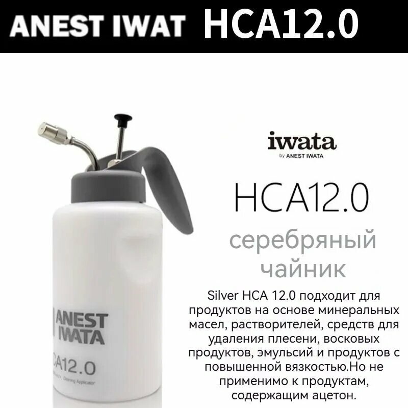 Бутыль-распылитель для промывки краскопультов HCA12.0 ANEST IWATA (1л)