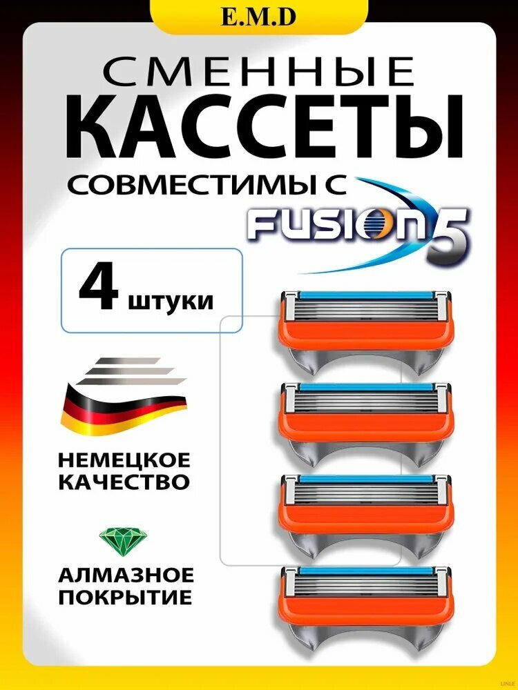 Сменные кассеты для бритвы LINLE