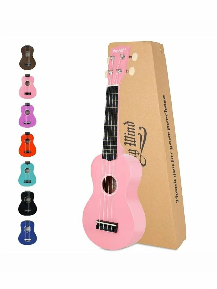 Укулеле Классическая 21-дюймовый 4-струнная, корпус Липа