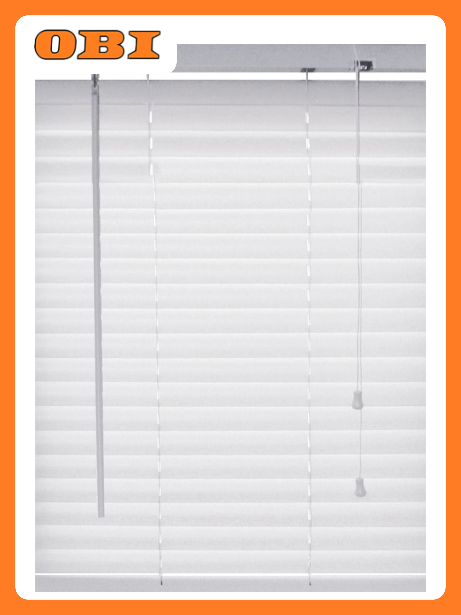 Жалюзи Эскар пластиковые 50х160 см белые