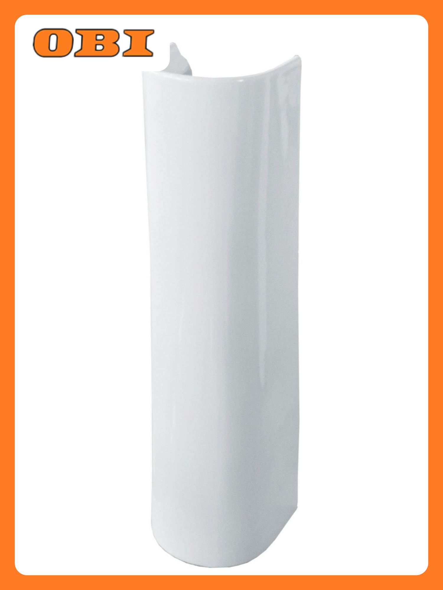 Пьедестал Завод Универсал "Ностальжи", фаянс, белый, 69x16 см