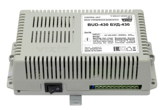 Блок управления и питания БУД-430S Vizit
