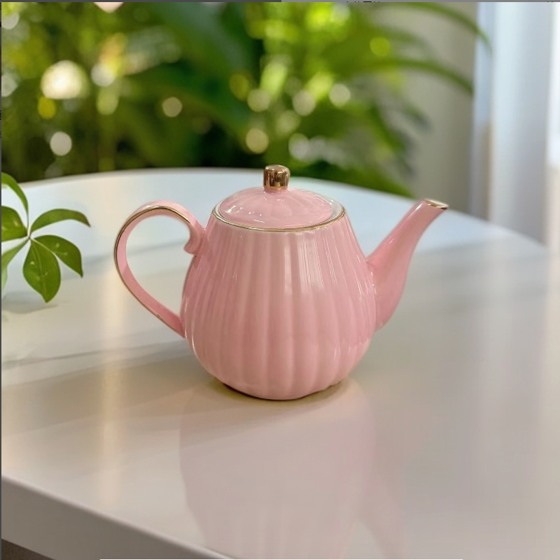 Ретро-набор для кофе в стиле люкс, чайник для послеобеденного чая, набор чашек и блюдец, кофейник в стиле Моранди,