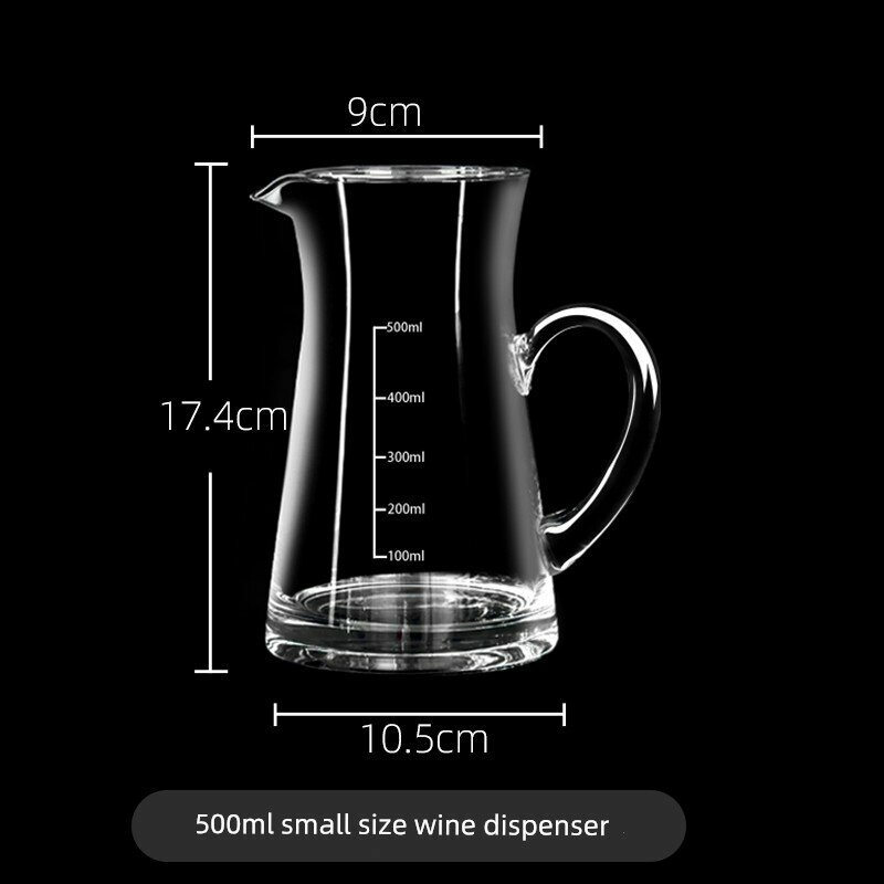 Диспенсер для алкоголя из утолщенного стекла большой емкости, кувшин для смешивания и розлива старого вина, графин для