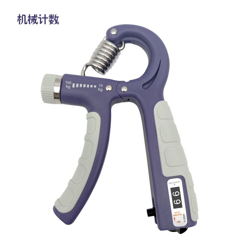 Устройство для подсчета пальцев, упражнение для мышц рук, эспандер, 1 штука, 10-100 кг, регулируется