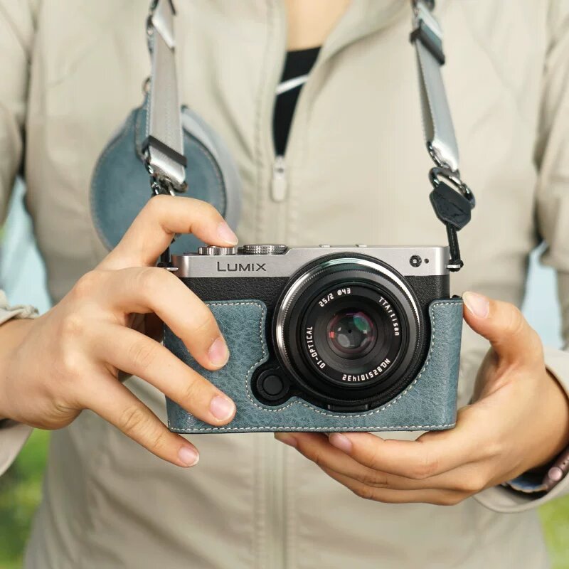 Чехол для фотоаппарата Panasonic S9, сумка через плечо из ретро-кожи для S5M2 второго поколения, защитный чехол для