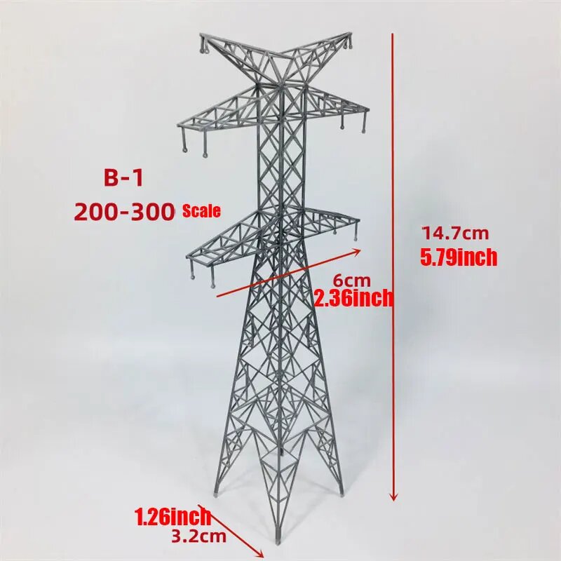 Электрическая башня питания из пластика Style B1