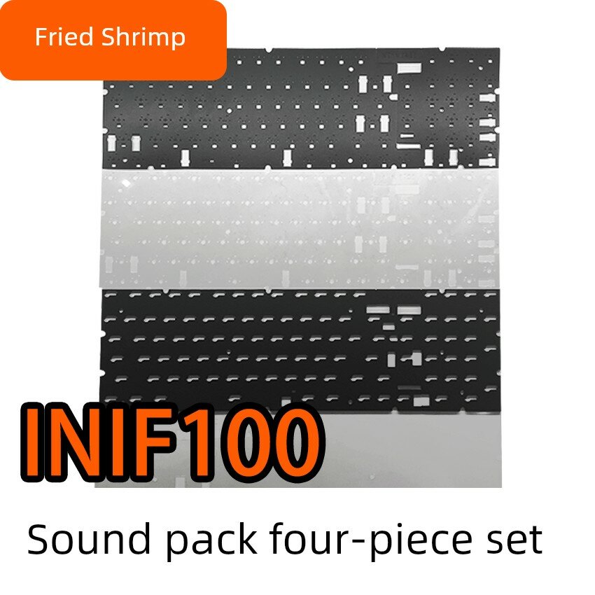 Механическая клавиатура infi100, специальная звуковая сумка, PORON, сэндвич, хлопковое дно, хлопок, нижняя часть оси