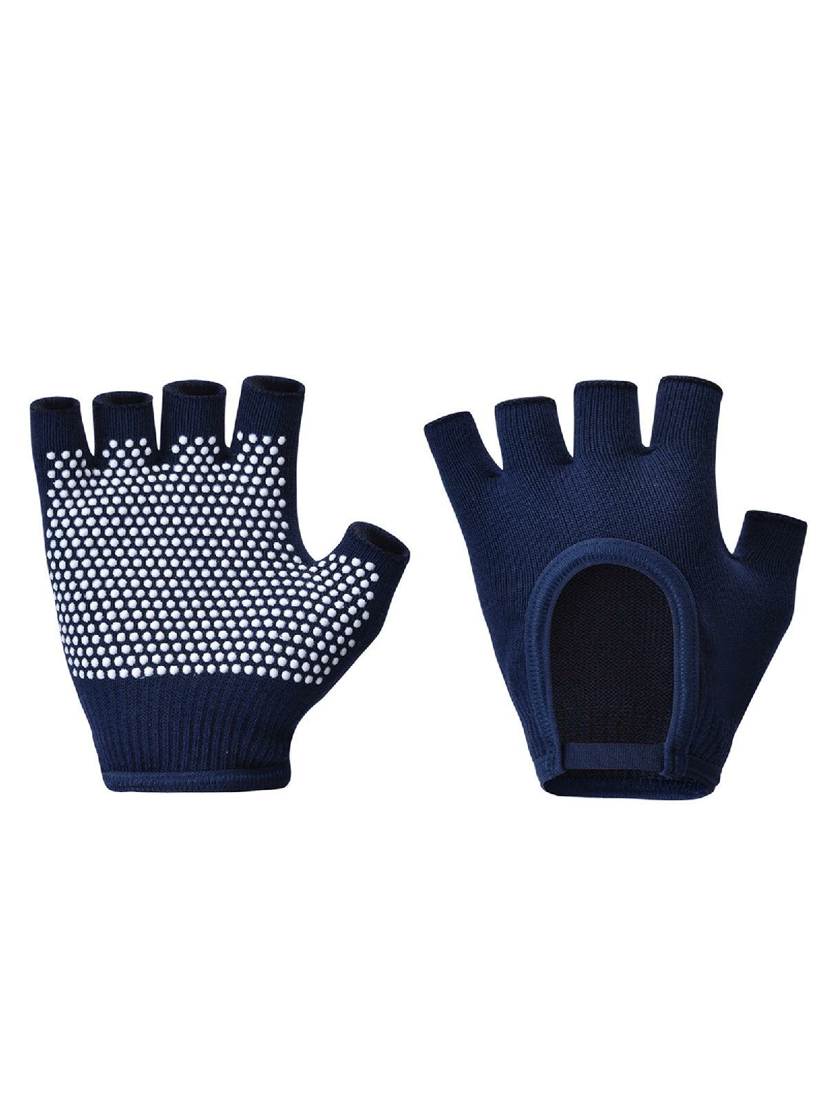 Перчатки для спортзала Спортивные перчатки Перчатки на полпальца Дышащие перчатки для пилатеса для женщин