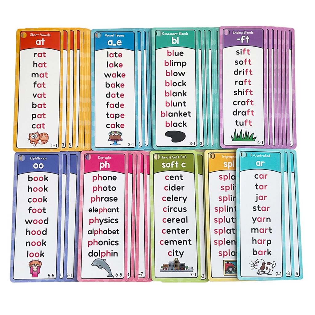 Interactive English Phonics Flashcards for Phonics Flashcards Study Tool Educational Memory Training — фото 1