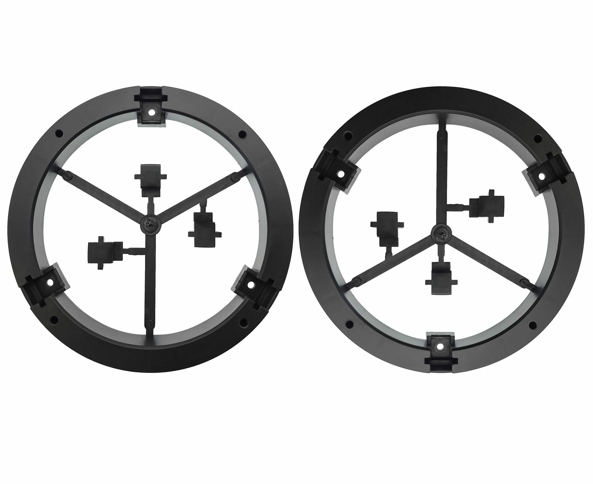 Подиумы пластик для установки динамиков в Suzuki Jimny 2019+ Фронт (13 см, ср. жестк)