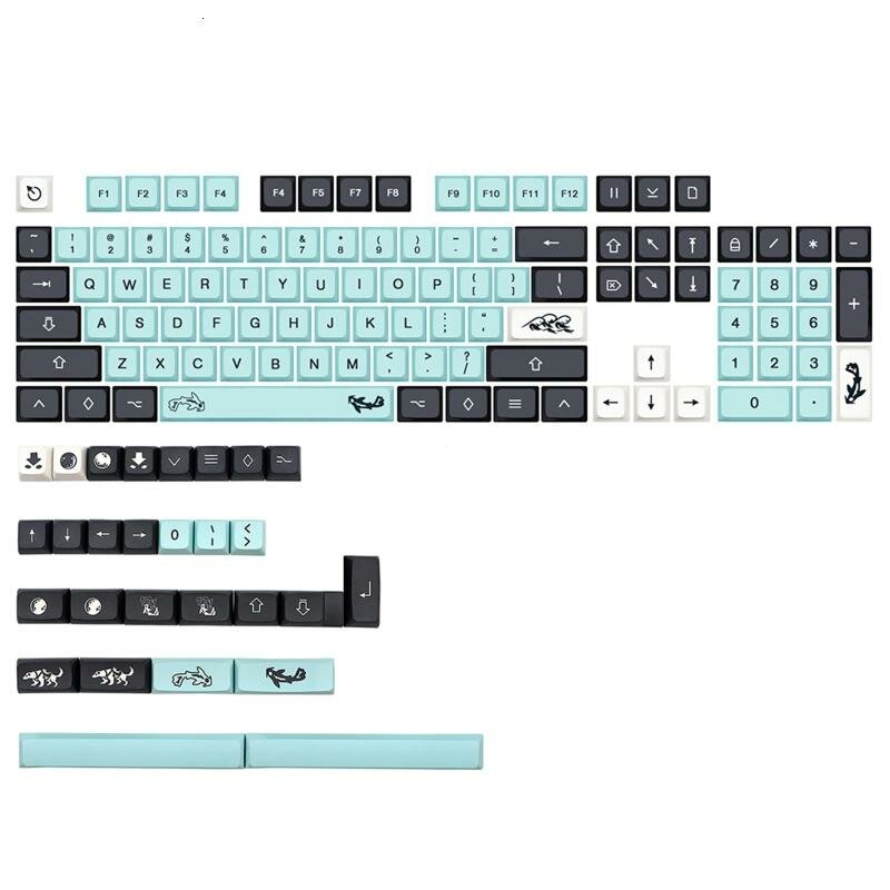 Mizu Keycaps PBT XDA Клюки 132 Клавиши для DZ60/RK61/64/GK61/68/75/84/980/104 Механическая клавиатура 7U 6.25U Пространство