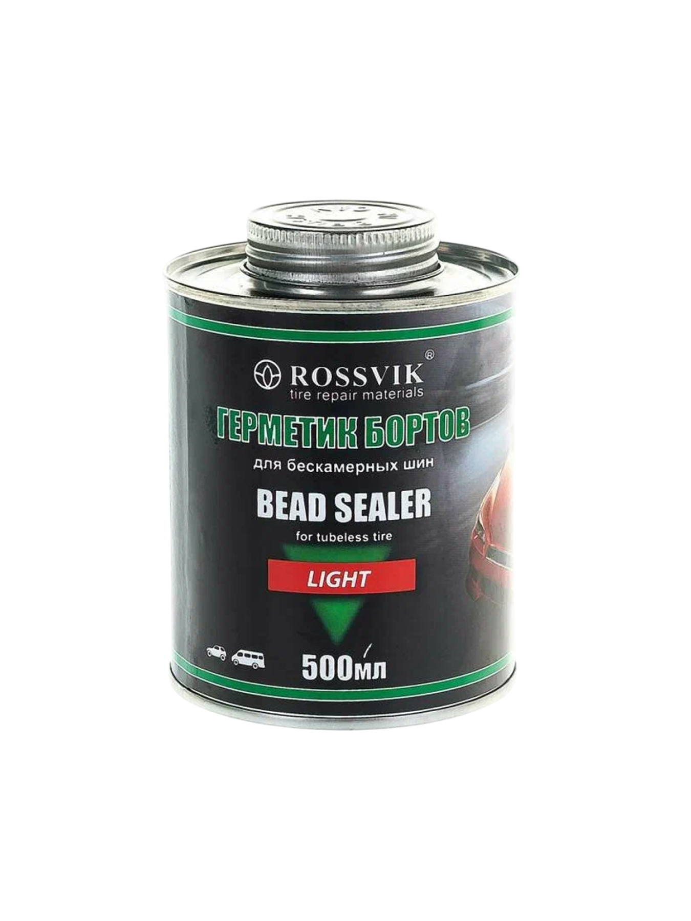 Герметик бортов шины ROSSVIK LIGHT, натуральный каучук, 500мл Шинный герметик Россвик