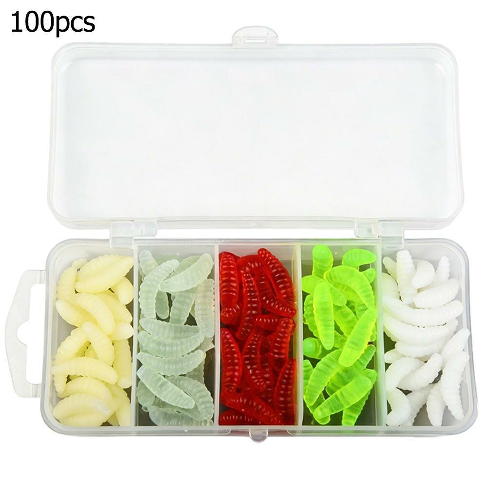 Черви для рыбалки мотыль, опарыш, искусственные силиконовые