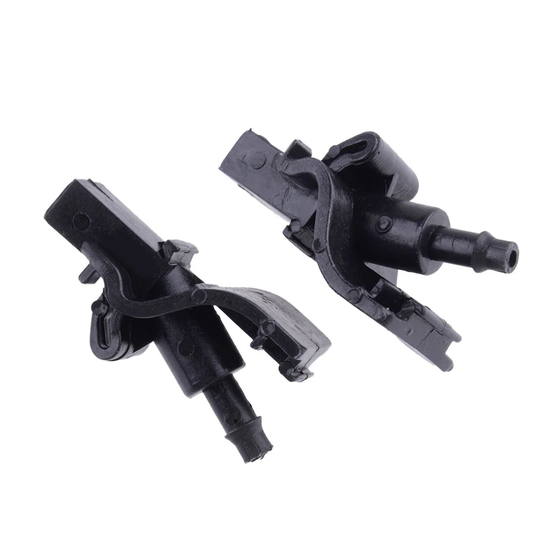 2 шт, насадка для омывателя лобового стекла автомобиля, черный АБС-пластик, подходит для Ford Mustang 2015 2016 2017 FR3Z17603AB FR3Z17603AA