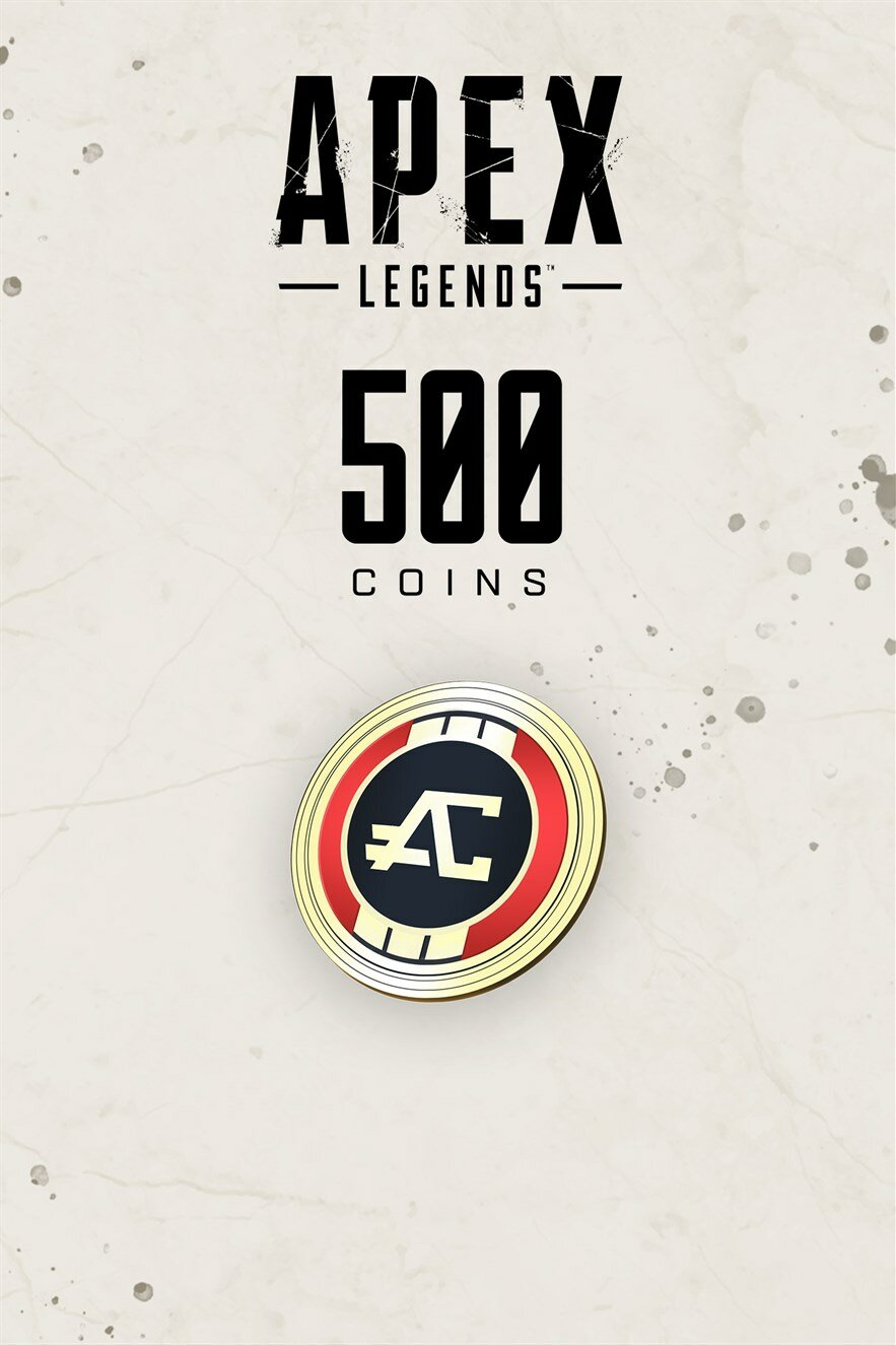 Пополнение счета Apex Legends на 500 Coins / Монеты / другое количество