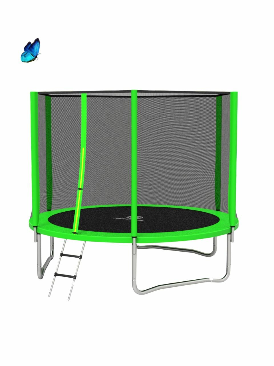 Батут детский каркасный JUMPY JUMP IUJSTUPZAT с защитной сеткой, диаметр 306 см