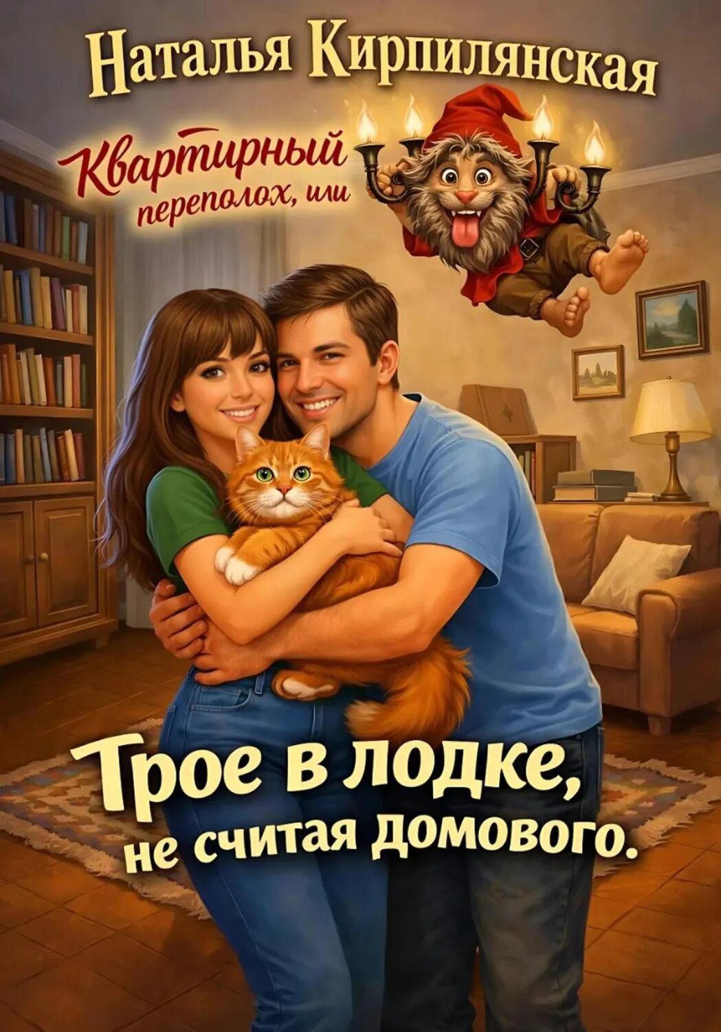 Квартирный переполох, или Трое в лодке, не считая домового [Цифровая книга]
