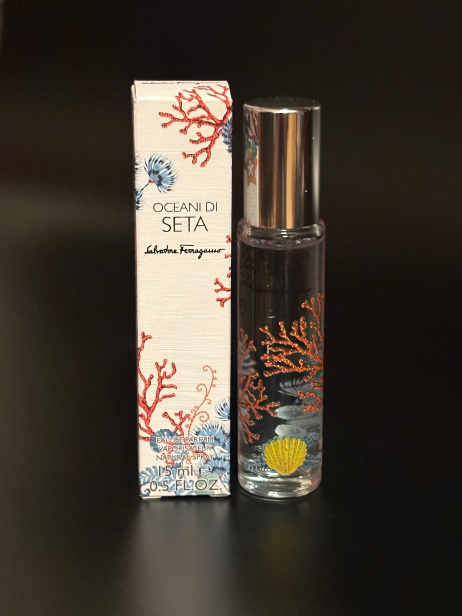 Salvatore Ferragamo Oceani DI Seta унисекс парфюмерная вода, 15 мл Миниатюра