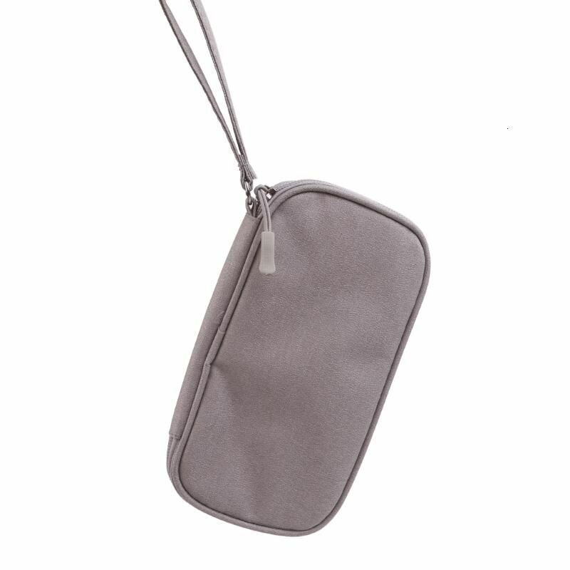 Компактный чехол для SSD и наушников, Серый