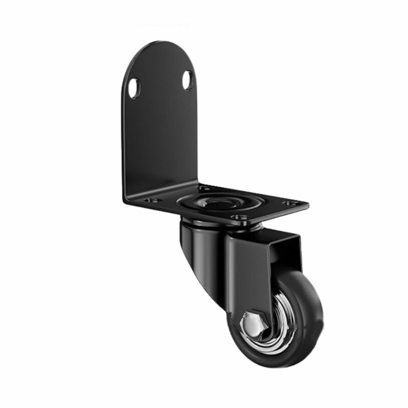 2шт, бесшумное угловое кодовое универсальное колесо для мебельного журнального столика-2 дюйма без тормоза