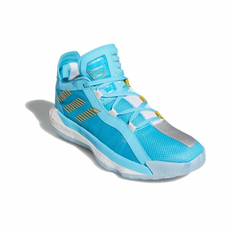Кроссовки adidas D lillard 6, размер EU 41 стопа (25.5CM), синий — фото 1