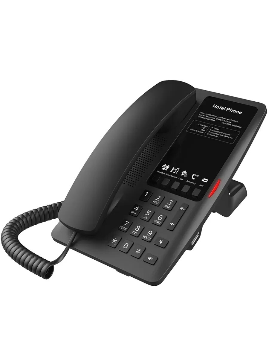 Телефон IP Fanvil H4 черный