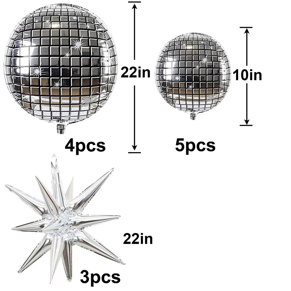 Серебряные звезды из фольги АADECORZZ