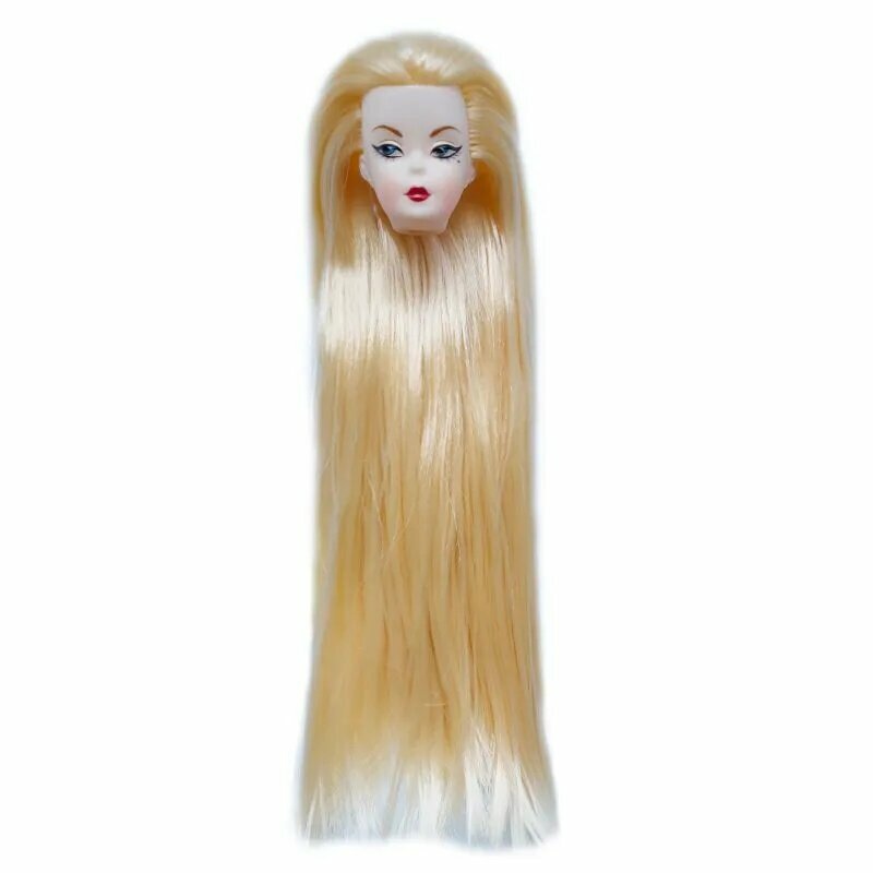 Кукольная голова с волнистыми кудрями Blue Eye для кукольных голов 11,5 дюймов