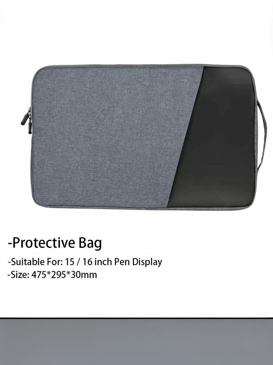Чехол для графических планшетов 12-16 защитный кейс с ручкой XP-PEN, HUION, GAOMON