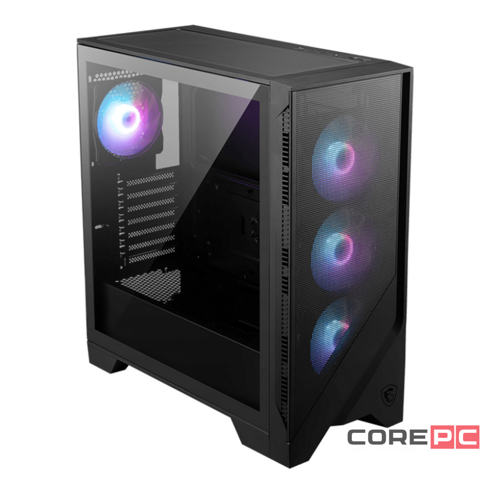 Компьютерный корпус MSI MAG FORGE 321R Airflow ARGB TG Black (306-7G23R41-HH9)
