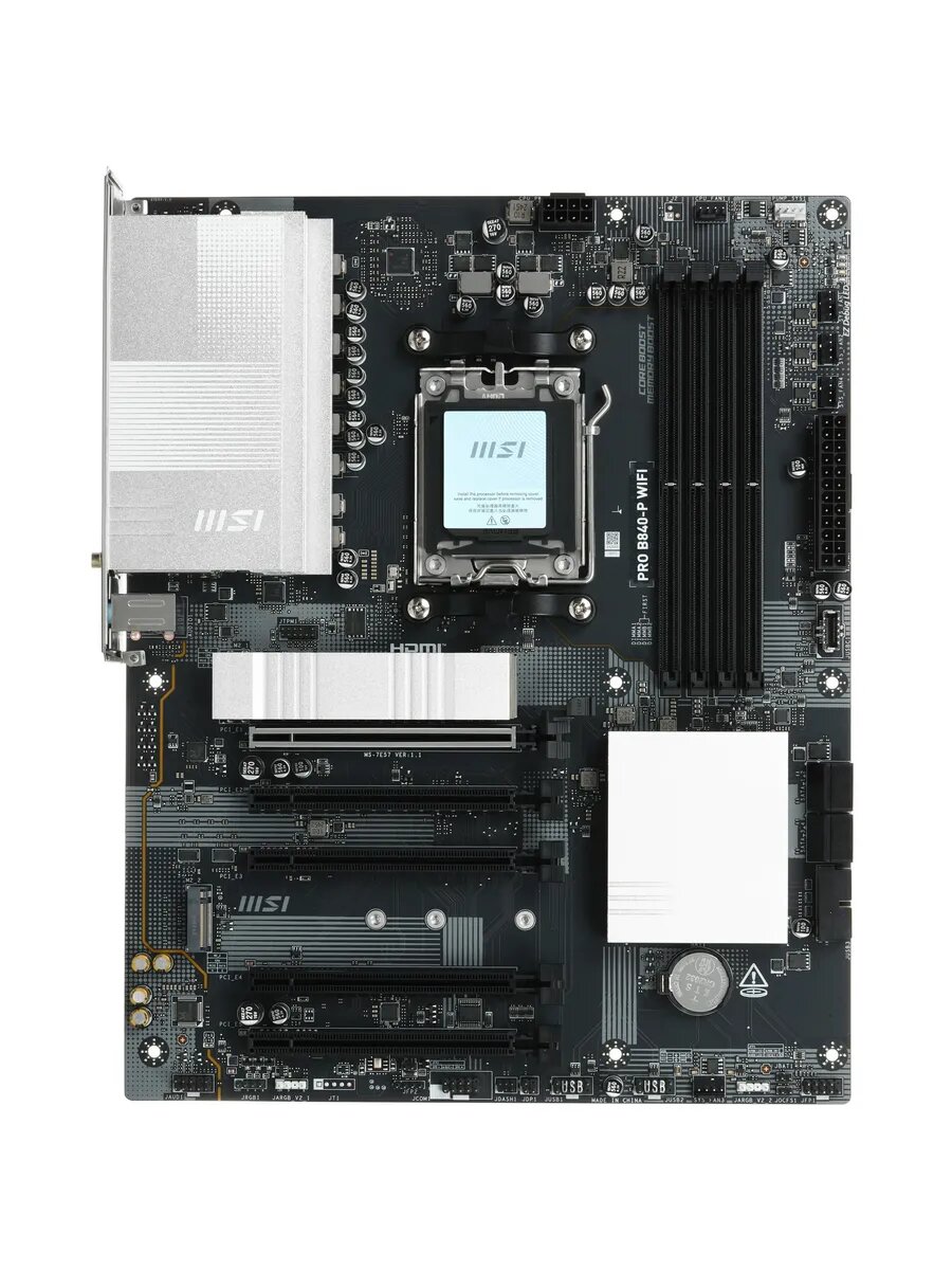 Материнская плата PRO B840-P WIFI 4х DDR5