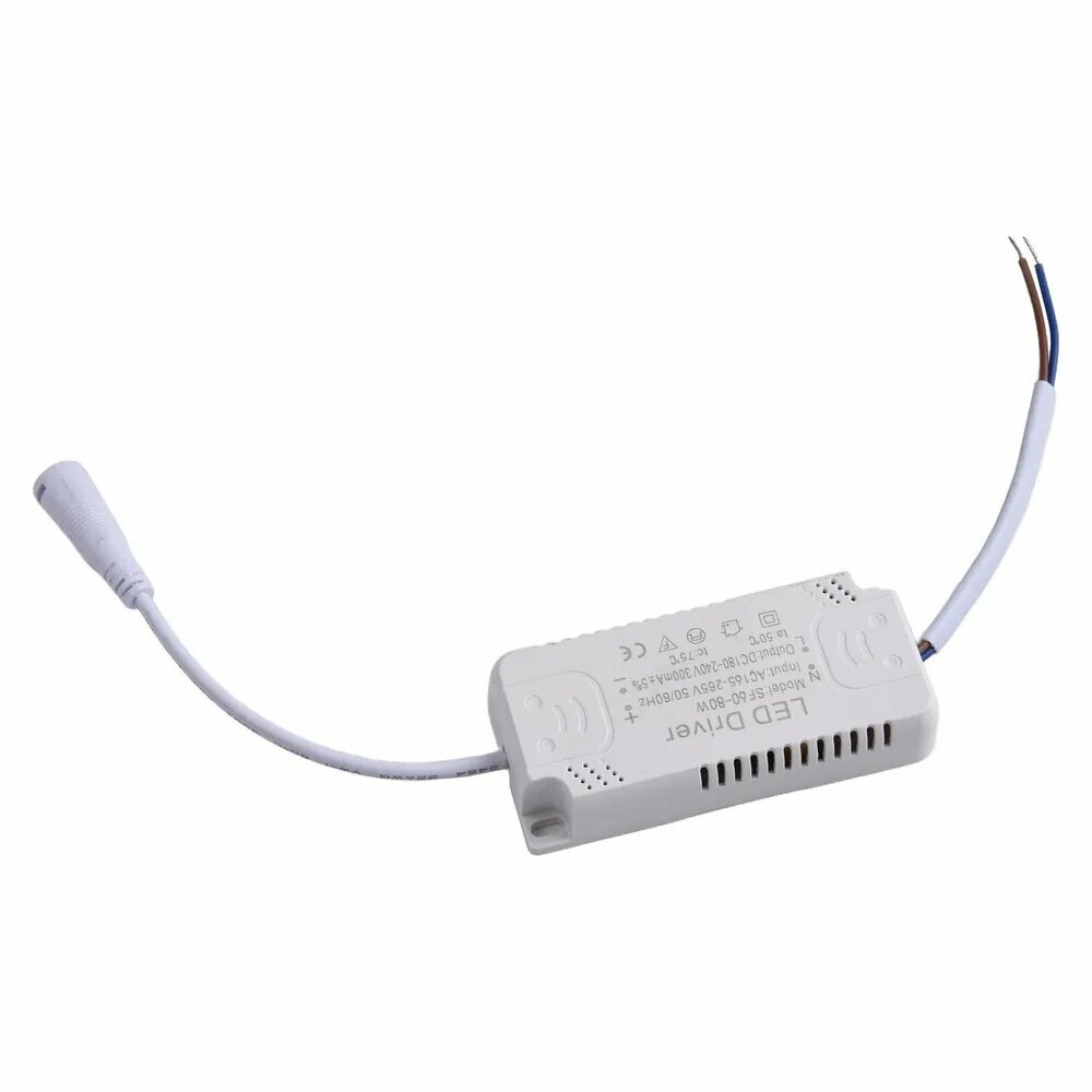 Светодиодный драйвер без мерцания мощностью 60-80 Вт/300 мА Светодиодный драйвер сетевой лампы постоянного тока